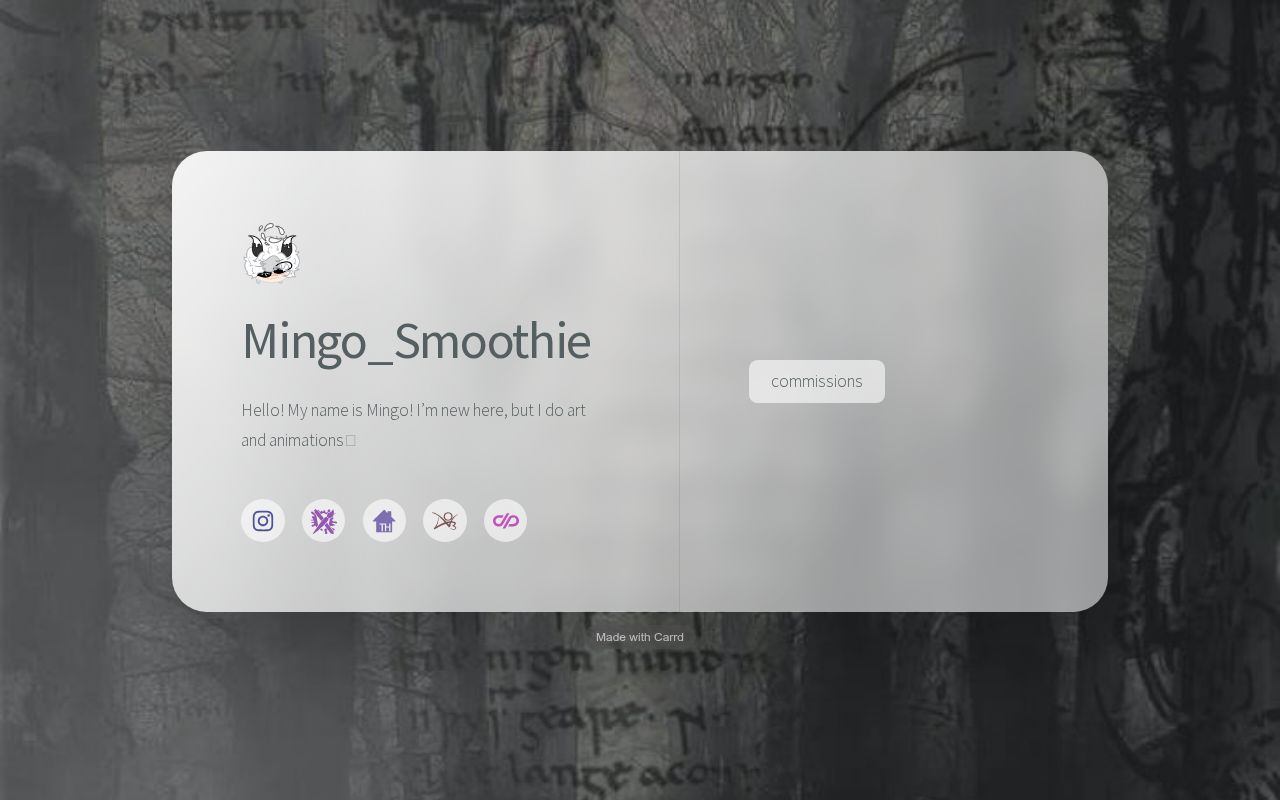 Mingo’s Art Welcome